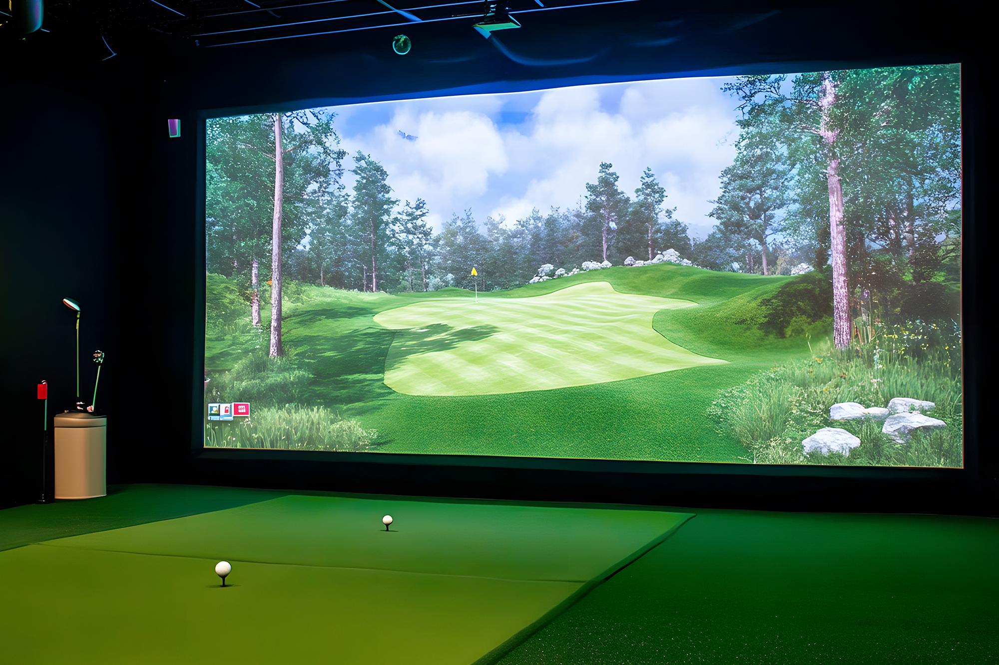 Best indoor golf simulators for home practice | Currys
