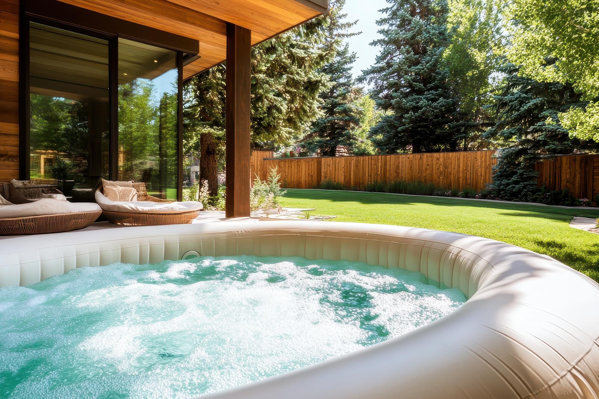 Inflatable hot tubs: how they work and how to clean them|Currys